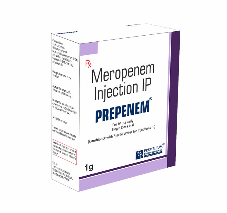 Prepenem 1000mg Injection|Price,Uses,Side Effects| Drugcarts
