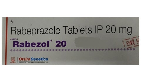 Rabicip 20mg Tablet 15 Tablets For Gastroesophageal Reflux, 59% OFF